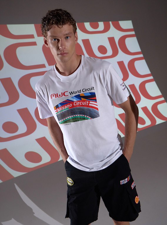 Majica sa štampom MWC Optička bela