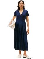 Tommy hilfiger - plisirana maxi haljina