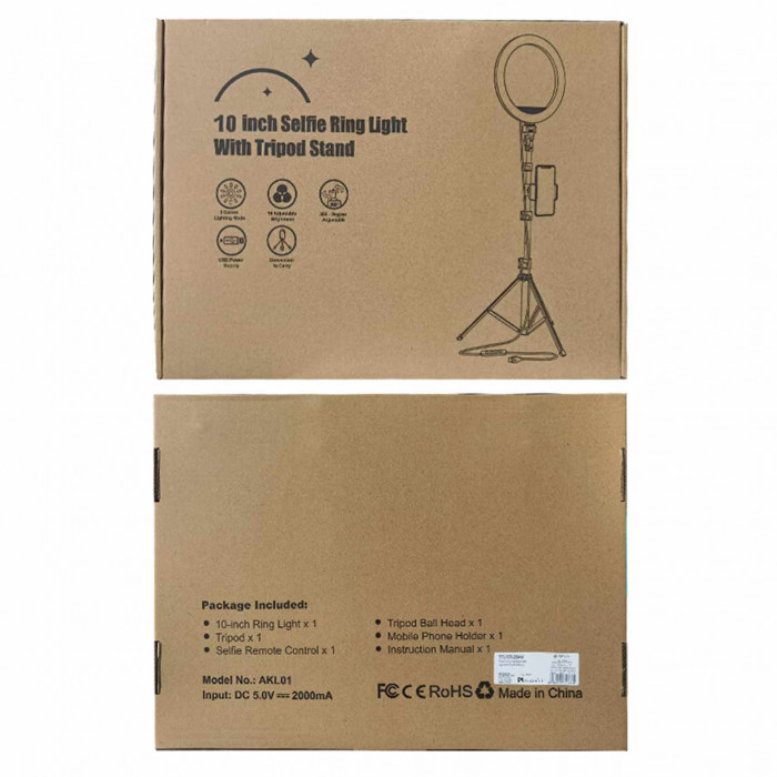 LIGHT RING DEVIA 10 INCH CRNA