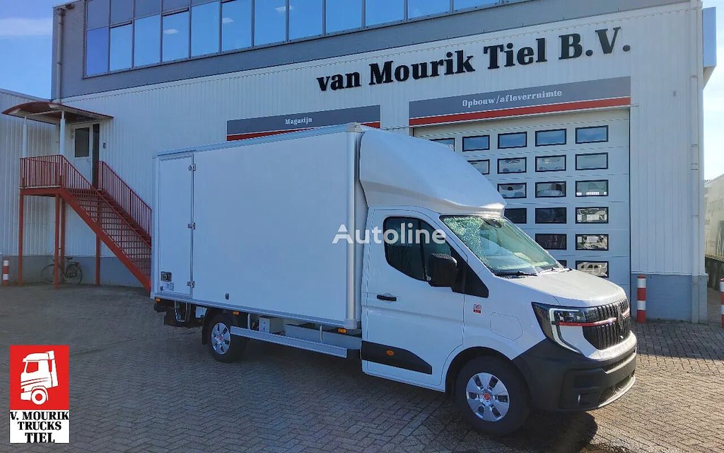 Novi Renault Master E-TECH 87 KW FWD EL - LAADBAK + 750 KG. LAADKLEP - WIELBA kamion furgon < 3.5t
