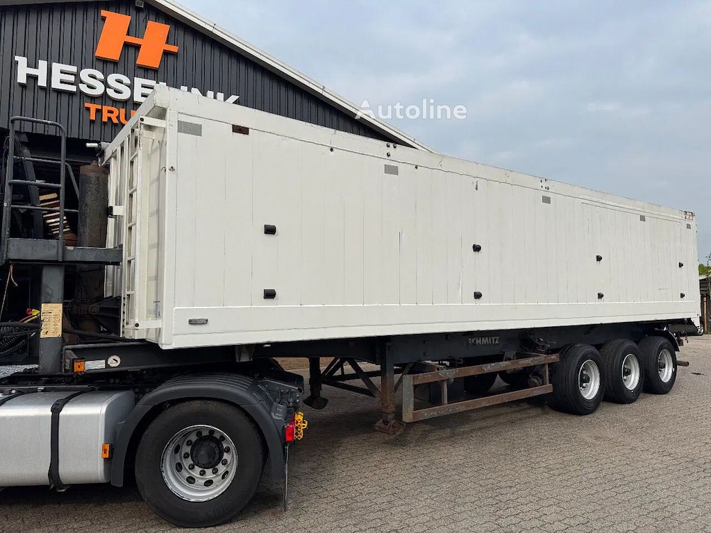 Schmitz Cargobull 55m3 alu kipper, klep/deuren, liftas, BPW, APK 04/2026! poluprikolica kipera