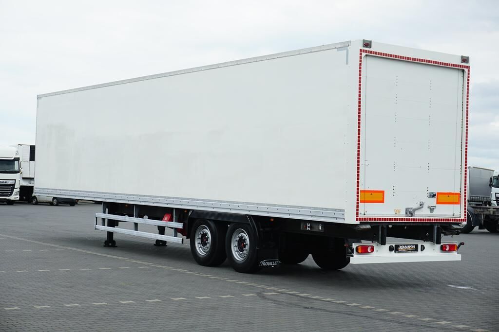 Trouillet KONTENER / 2 OSIE / ROLETA furgon poluprikolica