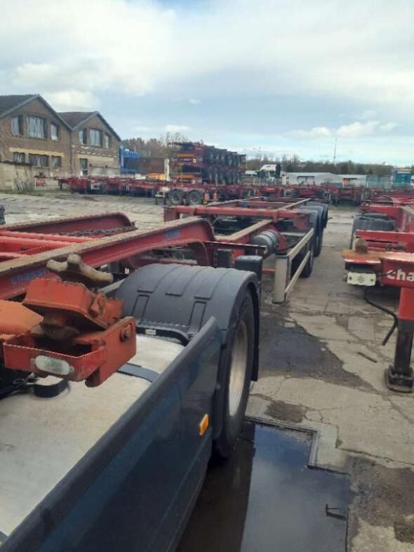 Asca Trailer Chassis Gooseneck 45' with sliding 20' poluprikolica-šasija (664596)