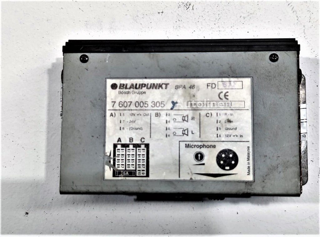 Blaupunkt S317HD 7607005305 BPA46 upravljačka jedinica za Setra Series 300 (1991-2002) autobusa