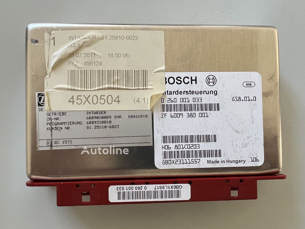 Bosch Upravљachka јedinitsa intardera EST48, 81258106023 upravljačka jedinica za MAN TGX Euro 5 kamiona