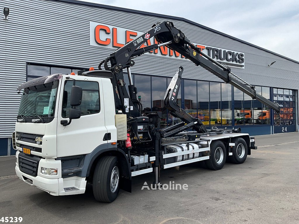 GINAF X 3232 S Euro 5 Manual Hiab 28 Tonmeter laadkraan kamion rol kiper