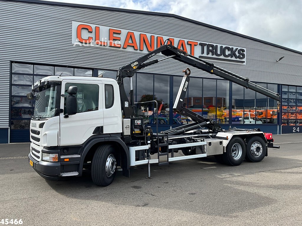 Scania P 400 Retarder Hiab 8 Tonmeter laadkraan kamion rol kiper