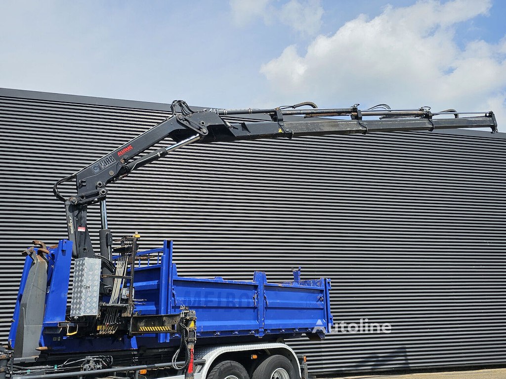 - CONTAINER + HIAB 166 CRANE / KRAN karoserija kipera