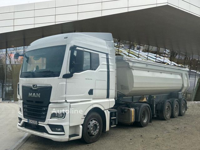MAN TGX 18.470 4x2 BL SA tegljač + poluprikolica kipera