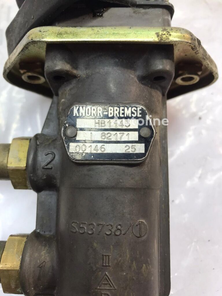 Knorr-Bremse B7R (01.97-) HB1143 I82171N00 ventil ručne kočnice za Volvo B6, B7, B9, B10, B12 autobusa