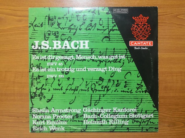 J.S.Bach - Es Ist Dir Gesagt,Mensch,Was Gut Ist BWV 45