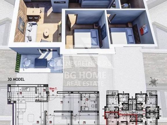 2.5 stan u Vrnjačkoj Banji, Ive Andrića ID#3379
