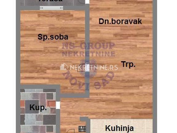 Dvosoban na Petrovaradinu!!!