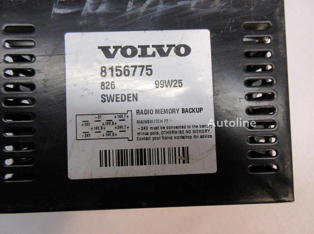 FH12 seriјa 1 (01.93-12.02) 8156775 upravljačka jedinica za Volvo FH12, FH16, NH12, FH, VNL780 (1993-2014) tegljača