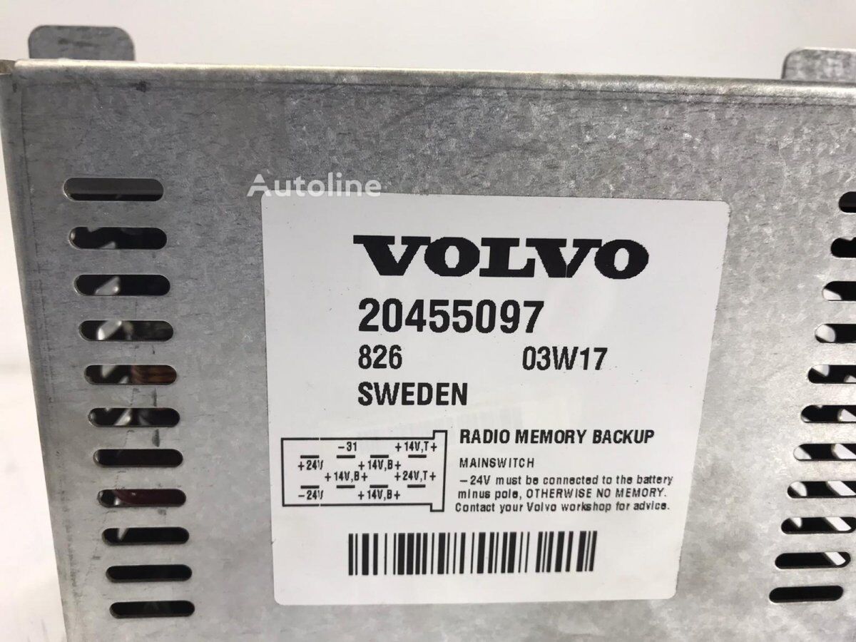 Radio Memory Backup Volvo za Volvo FH12, FH16, NH12, FH, VNL780 (1993-2014) kamiona