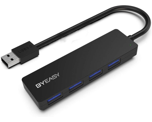 E-GREEN USB 3.0 – HUB 4port USB 3.0 crni