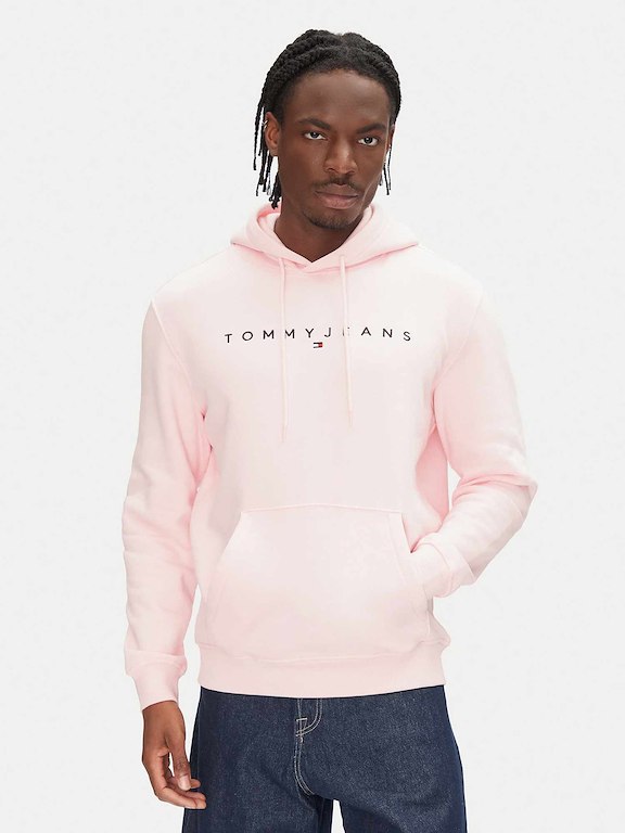 TOMMY JEANS Muški duks TJM REG LINEAR LOGO HOODIE EXT