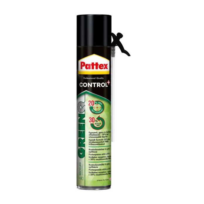 Pur pena Pattex GreenQ STD Low Expansion 650 ml Slamčica – Niska ekspanzija