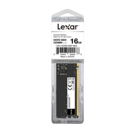 LEXAR 16GB DDR5 5600MHz UDIMM CL46 LD5U16G56C46ST-BGS