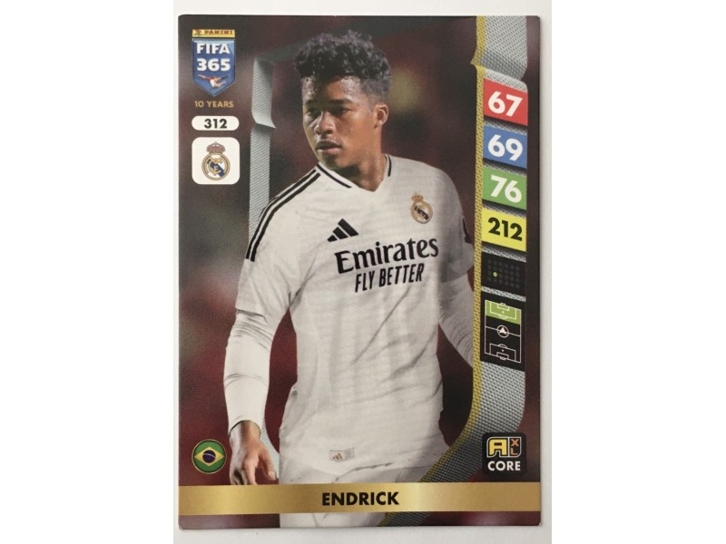 PANINI 365 FIFA 2025 Endrick Real Madrid
