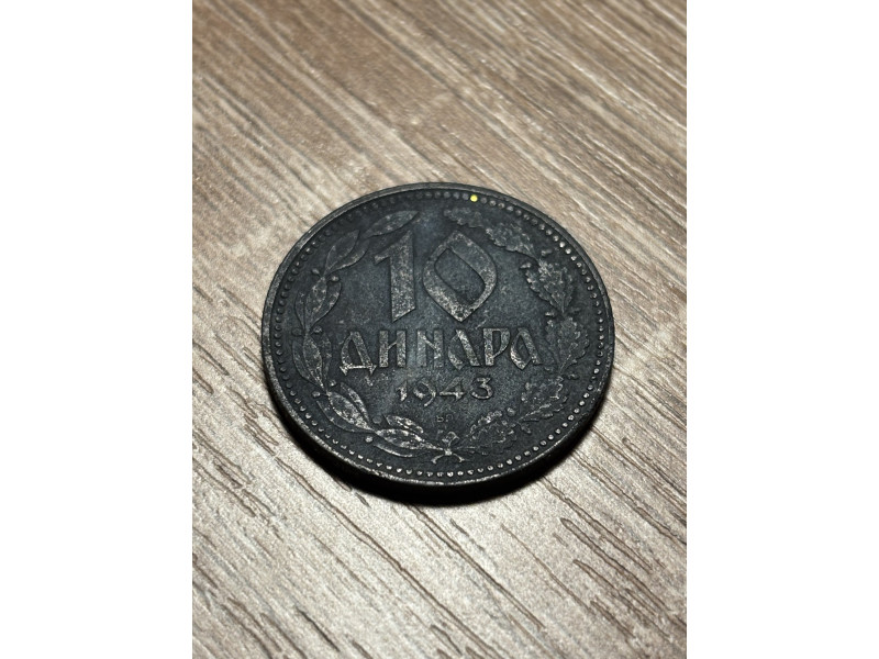 10 dinara 1943