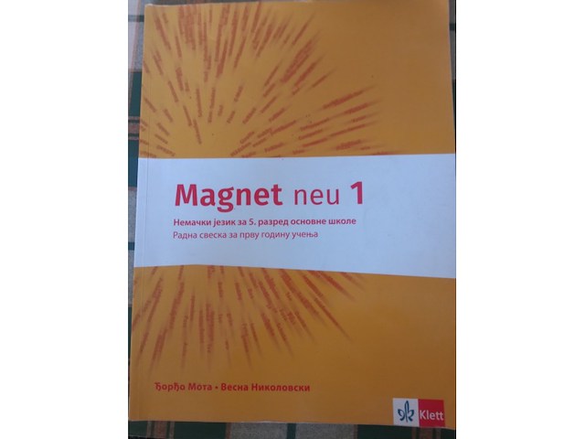 MAGNET NEU 1 - RADNA SVESKA ZA V RAZRED