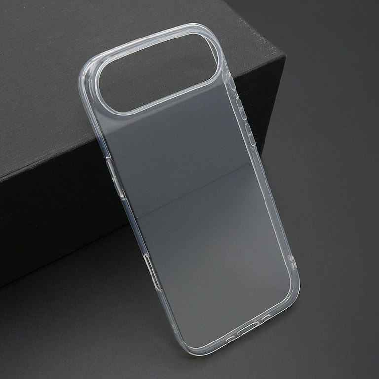 Futrola ULTRA TANKI PROTECT silikon za iPhone AIR (6.6) providna (bela)