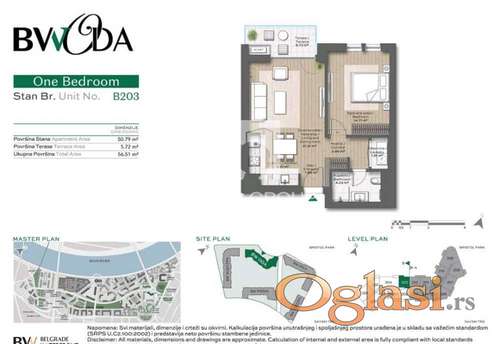 NAJPOVOLJNIJI 2.0 STAN U BW ODA od 56.51m2 ID#1500