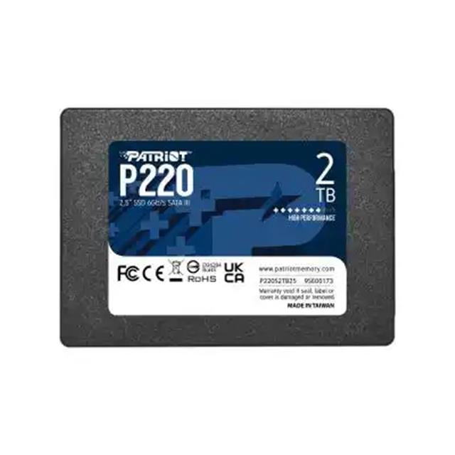 SSD 2.5 SATA3 2TB Patriot P220 550MBs/500MBs P220S2TB25