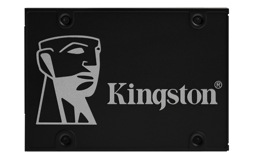 2.5" 512GB SSD, SATA III, KC600, 3D TLC NAND, Read up to 550MB/s, Write up to 520MB/s, XTS-AES 256-bit encryption, TCG Opal 2.0, eDrive