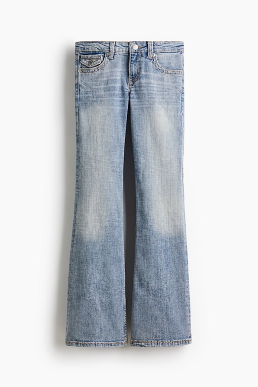 FLARED LOW JEANS