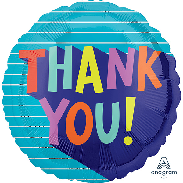 4118801
18″ Foil Thank You Fun Type