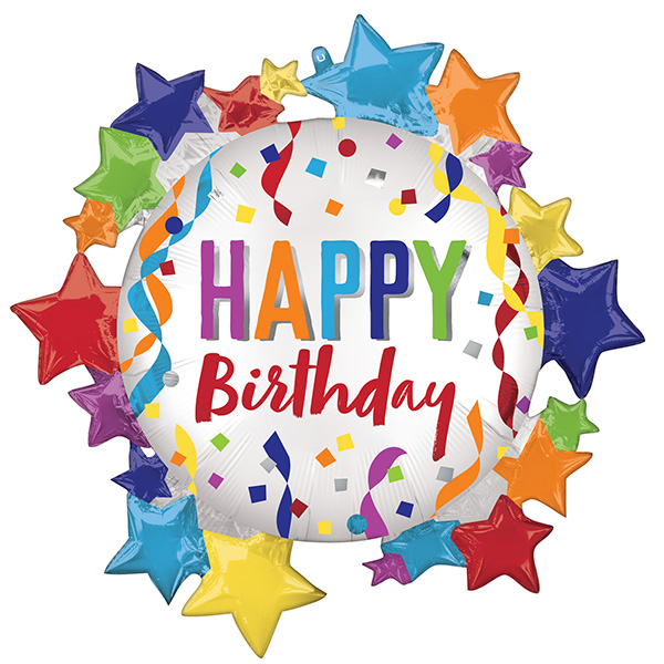 4634101
Jumbo Satin Happy Birthday Star