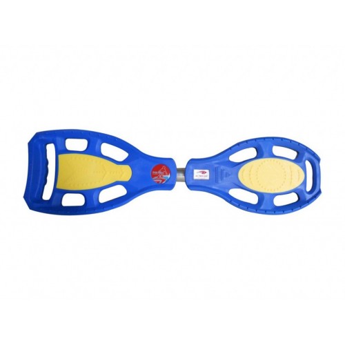 Snake board pw-502 abec-7 pu svetleći točkići žuto plavi