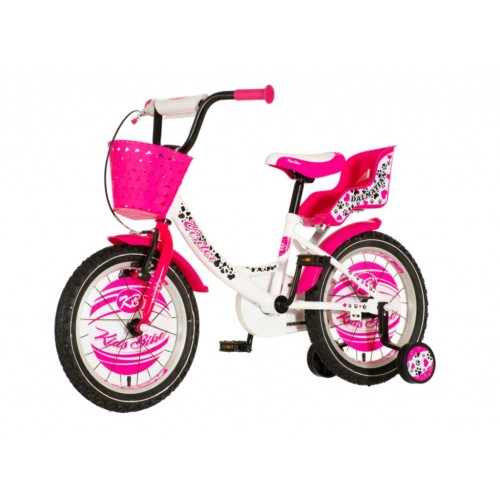 Bicikl Visitor Dalmatian 16" roze beli