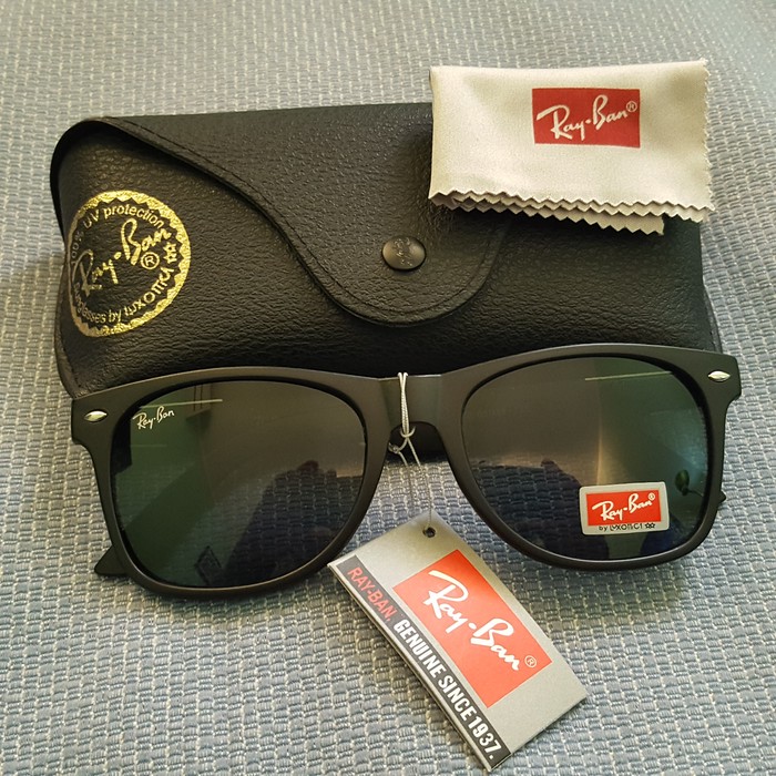 Ray Ban WayFarer, Crne, Unisex, Nove. Staklo Crno i Crn Ram