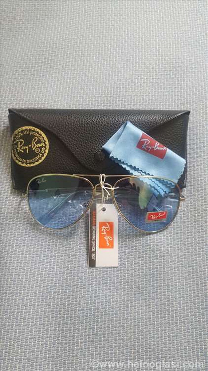 Ray Ban Aviator, Plave, Unisex, Nove. Plavo Staklo i Srebrn Ram
