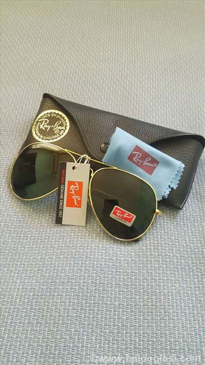 Ray Ban Aviator, Model 3026, Green Gold, Unisex, Nove Velicina L