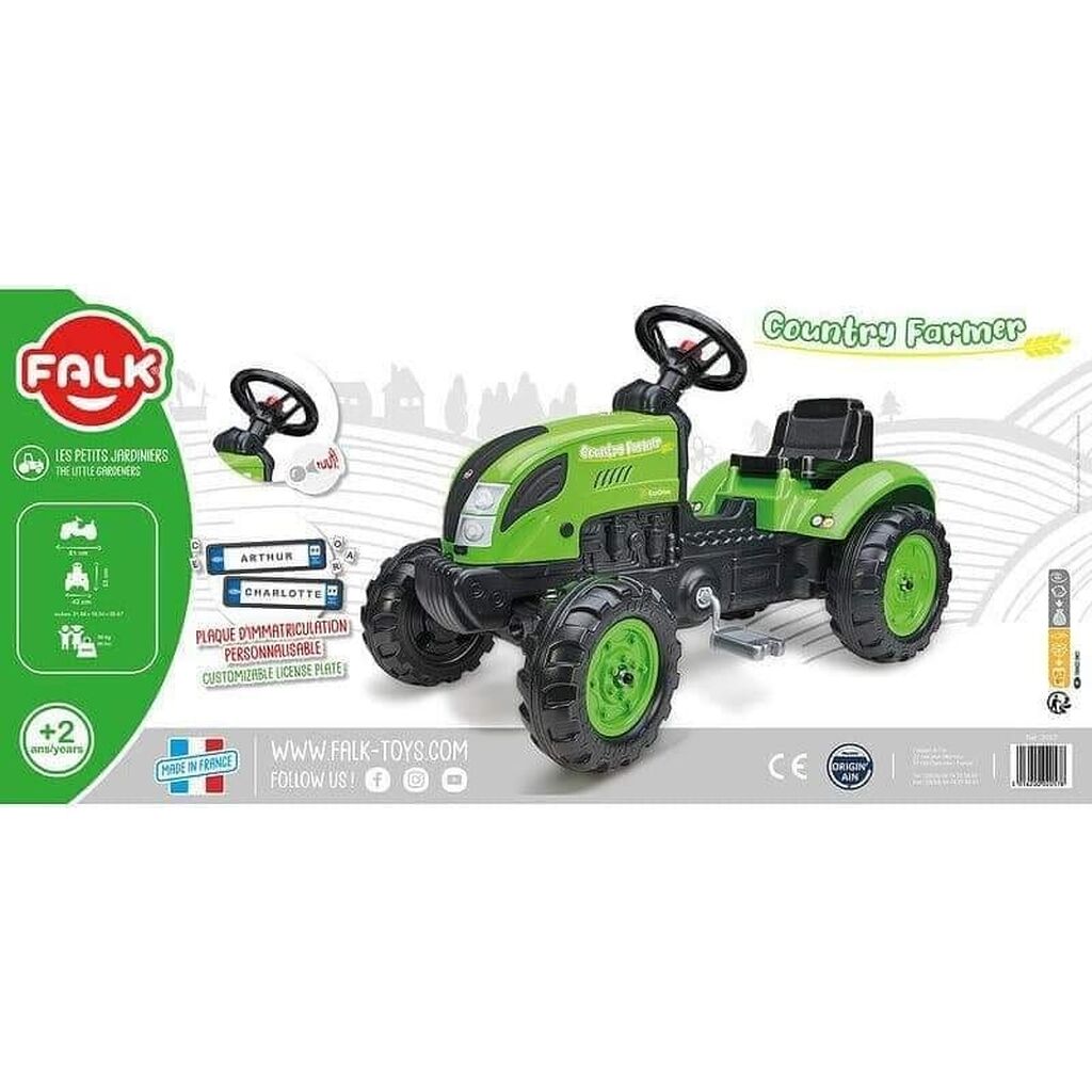 Traktor za decu Falk 2057 Pedalni traktor Falk Garden Master 2057 je