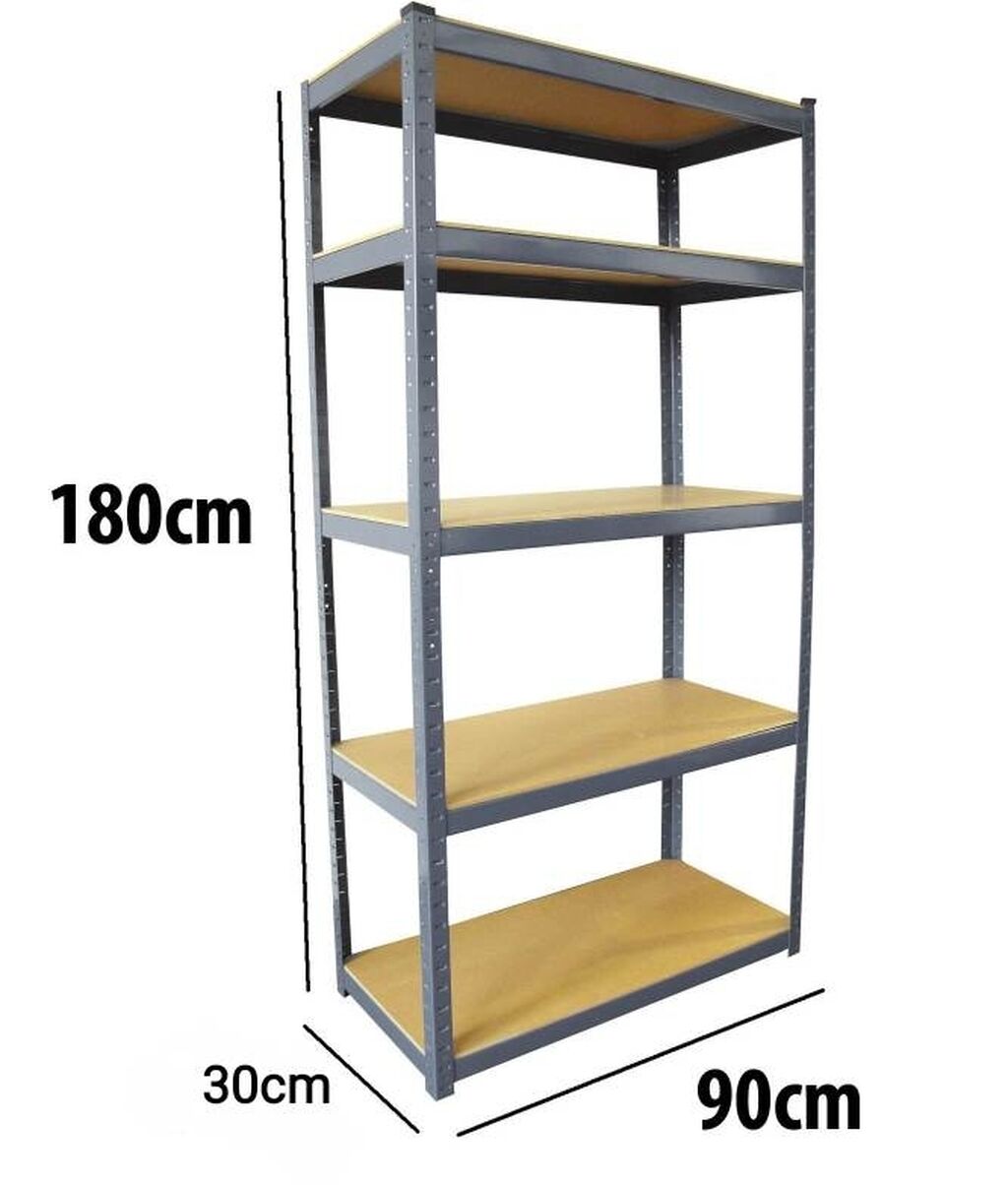 METALNE STALAŽNE POLICE POLICA METAL-MEDIJAPAN. Visina 180cm, širina