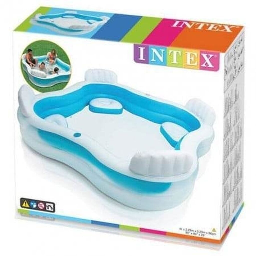 Intex Swim Center Bazen sa sedištima ( kk56475 ) Dimenzije: 229 cm x