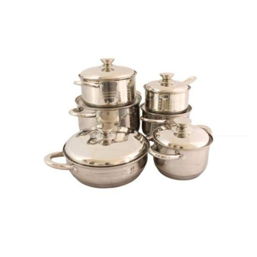 Set posuđa od nerđajućeg čelika Cena 10.900 dinara+Ptt 350 dinara