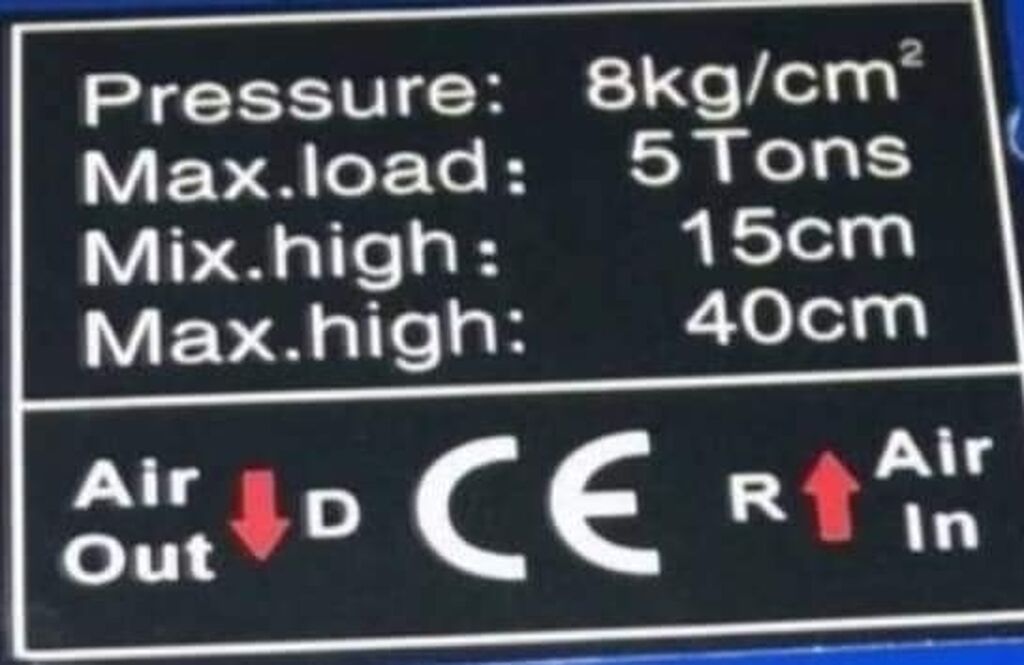 Pneumatska dizalica - 5 t - 14300 dinara ( 700 dinara dostava)