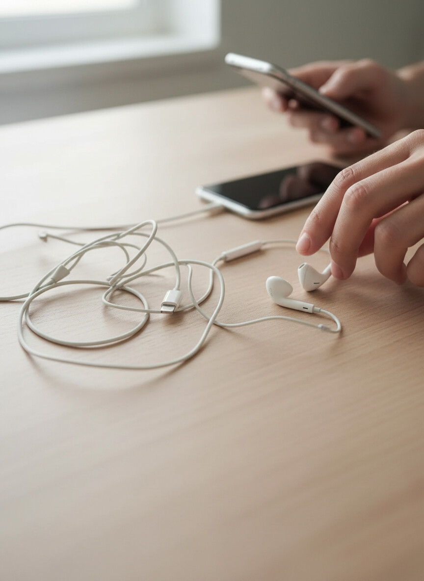 SLUŠALICE ZA AJFON - Dizajn sa EarPods oblikom za udobno nošenje. -