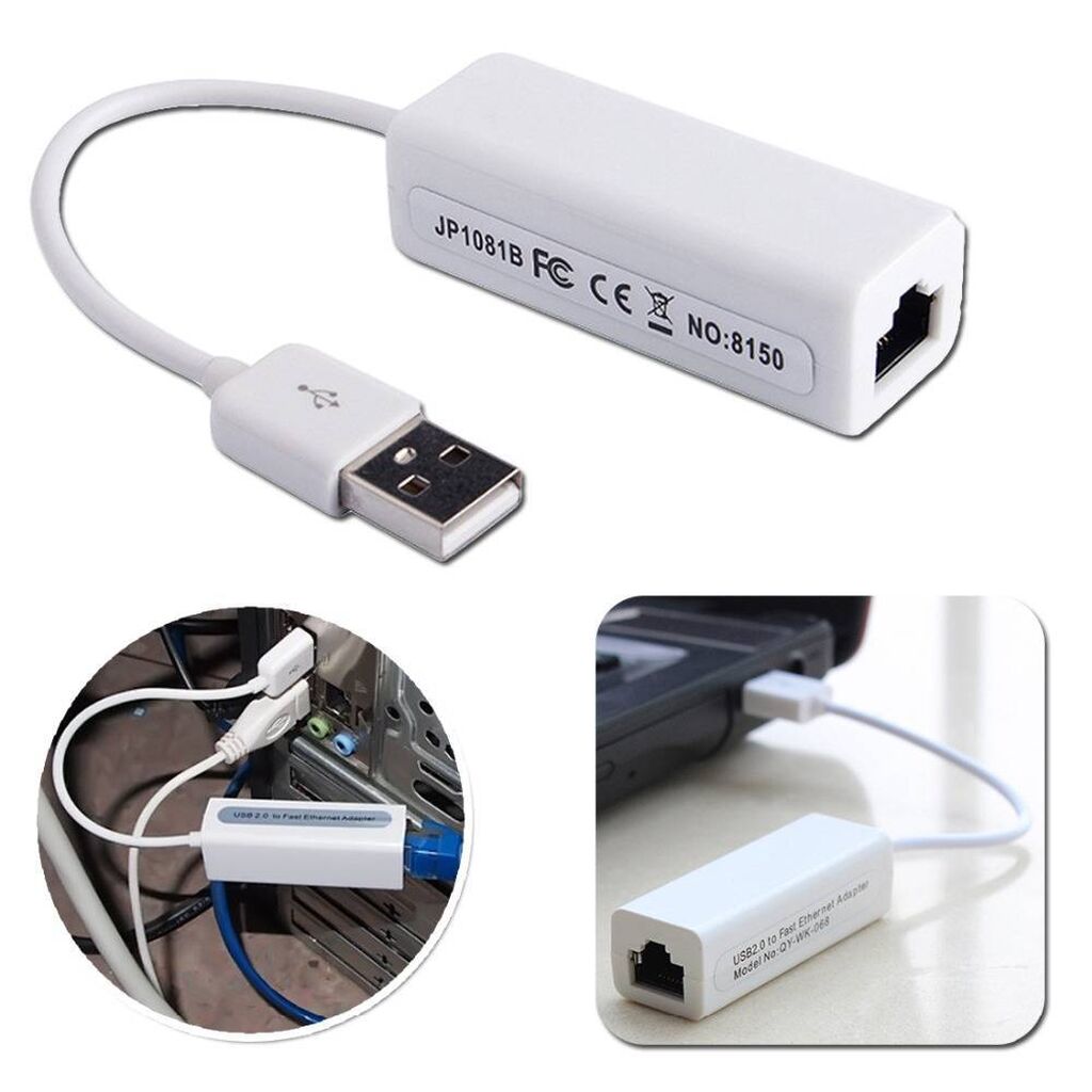 USB 2.0 na LAN mrežni adapter. Ako vam je stradala lan kartica na