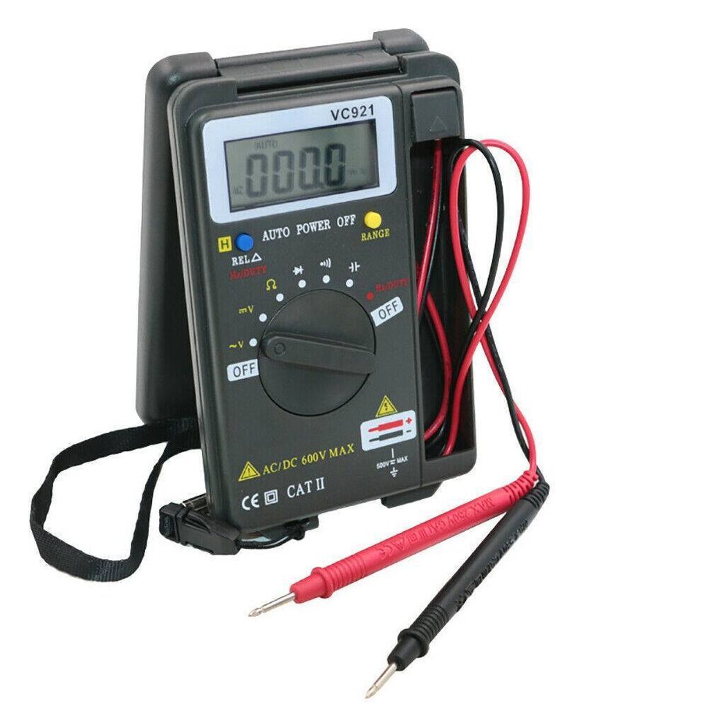 Mini Multimeter VC921 Specifikacije: 1. Displej sa 4000 znakova 2