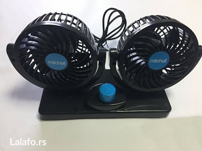 Dupli ventilator na 12v i na 24v. Za automobile, traktore, radne