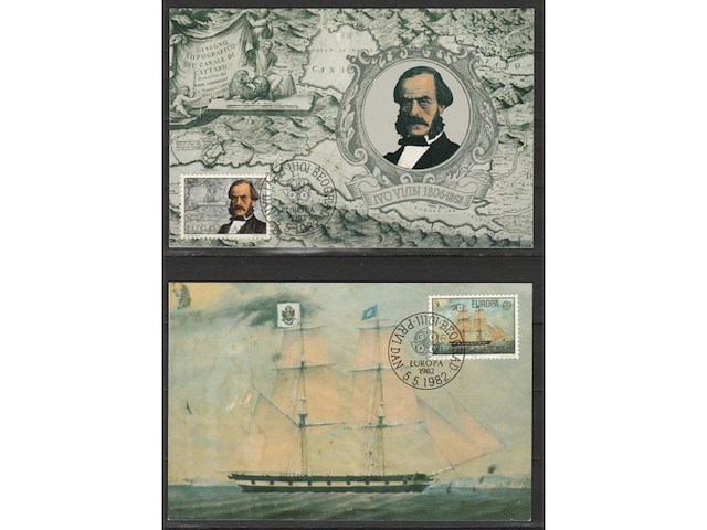 Europa C.E.P.T. - 1982 - Maksimum karta - CM