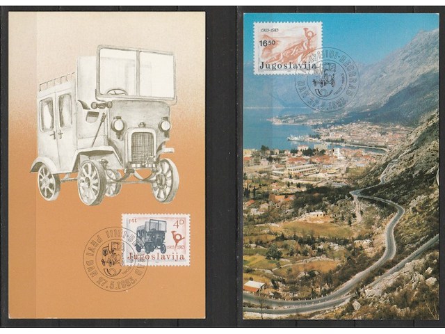 Pošta u Crnoj Gori - 1983 - Maksimum karta - CM