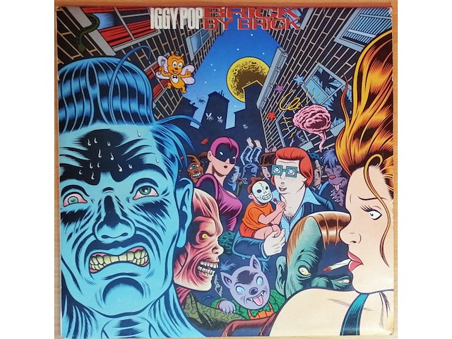 LP IGGY POP - Brick By Brick (1990) 1. press, PERFEKTNA